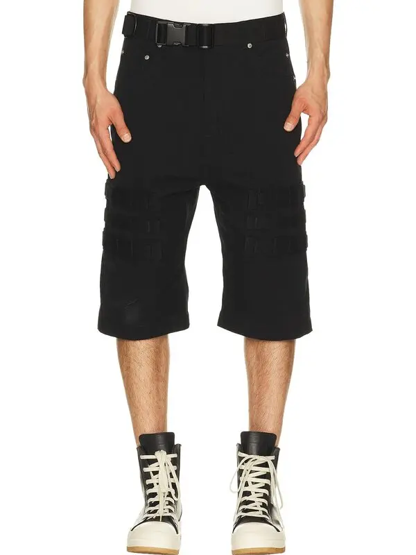 Rick Owens Cargo Geth Shorts - Black