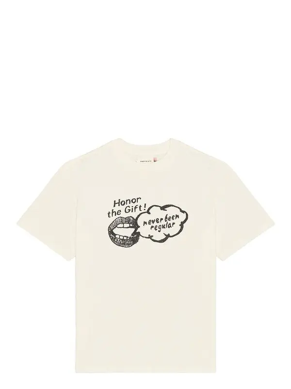 HONOR THE GIFT Never Been Regular Tee - White