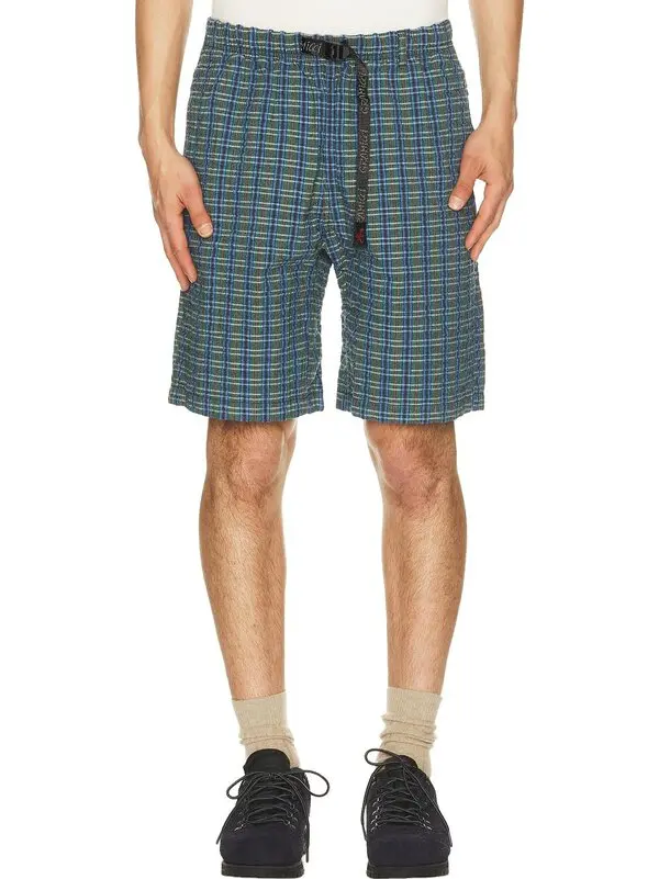 Gramicci O.g. G-short Seersucker Plaid - Multi Stripe