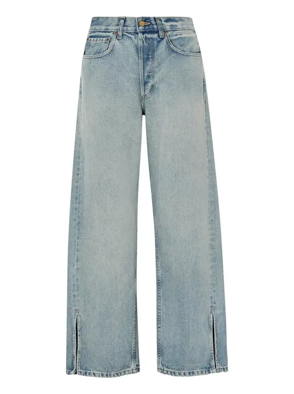 B Sides Charlot Mid-rise Wide-leg Jeans - Blue