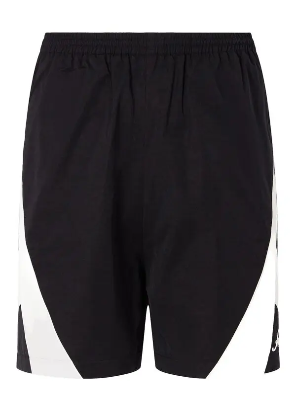 Acne Studios Logo-embroidered Shell Shorts - Black