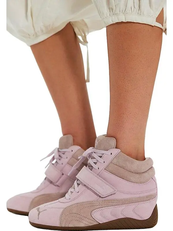 PUMA Speedcat Wedge Sneakers - Rose