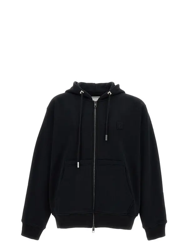 WOOYOUNGMI Hoodie With Zip - Black