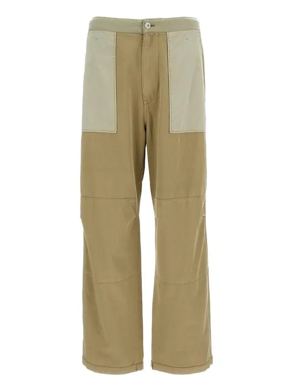 MAISON MARGIELA Contrast Pocket Trousers - Beige