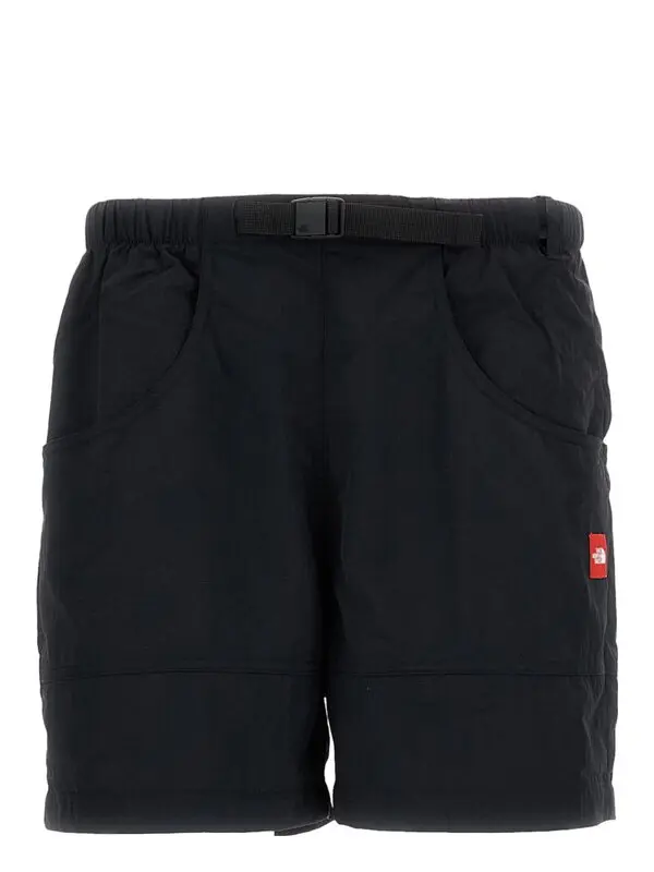 The North Face Nylon Wide Leg Shorts - Black