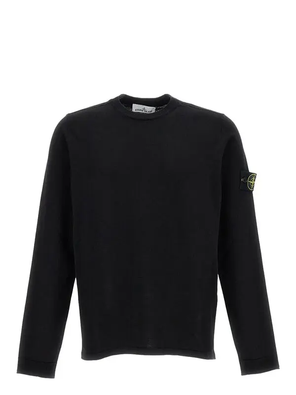 Stone Island Crewneck Pullover - Black