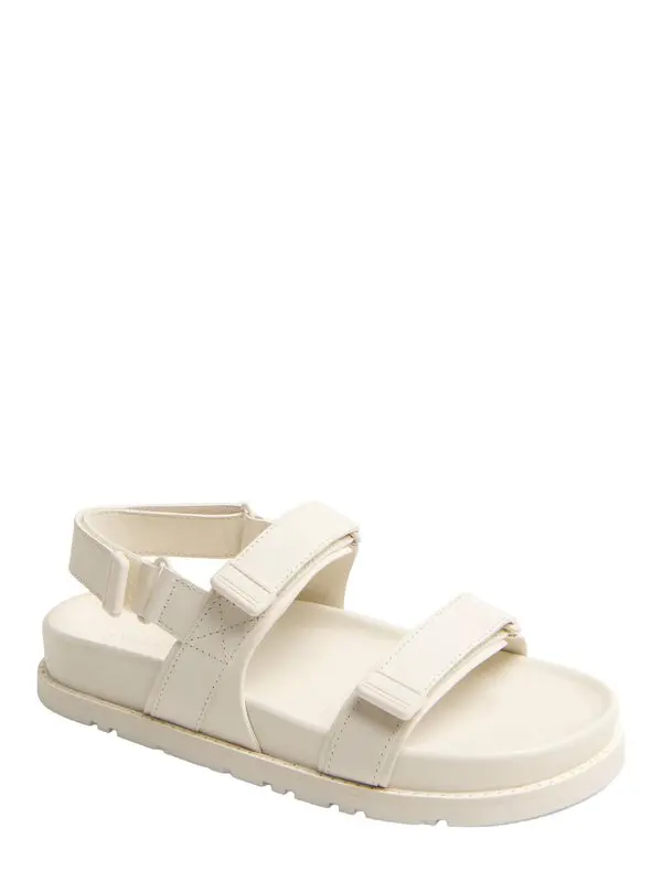 Simkhai Maris Leather Strappy Sport Sandal - White