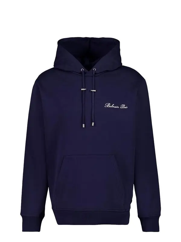 Balmain Signature Marine Sweatshirt - Blue