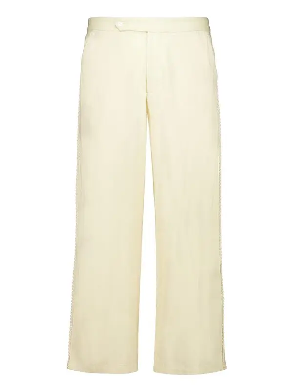 BAZISZT Corniche Straight-leg Pants - Beige