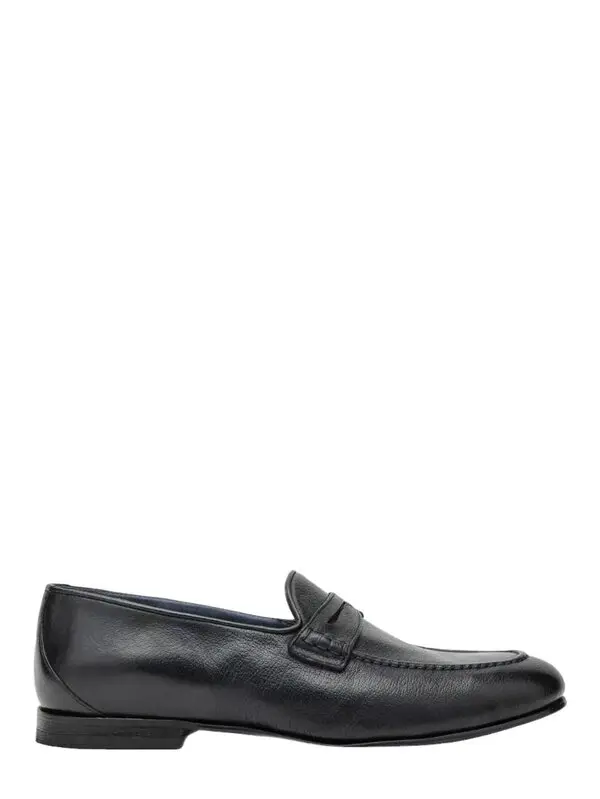 STURLINI FIRENZE Penny Leather Loafers - Blue