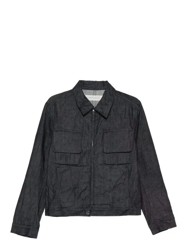 INDIVIDUAL SENTIMENTS Flap-pocket Denim Jacket - Blue
