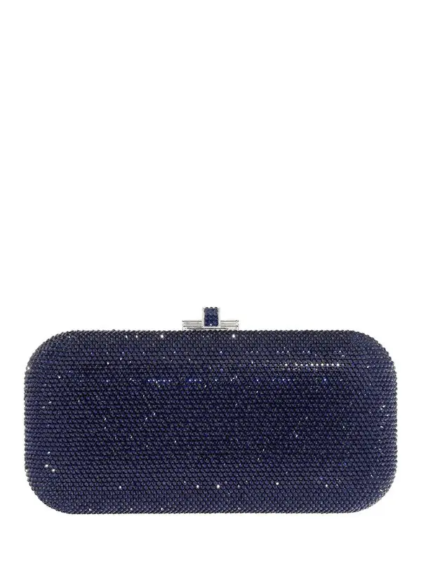 Judith Leiber Long Slide Crystal Clutch - Blue