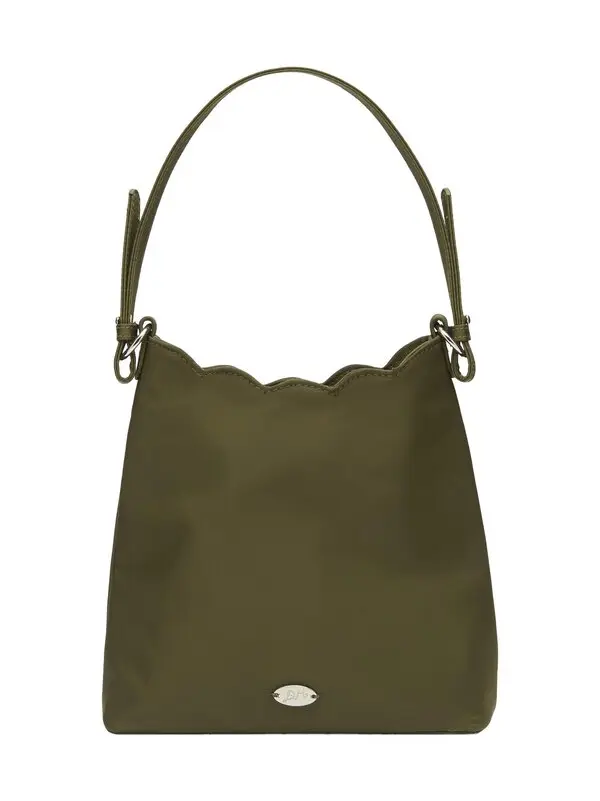 DAMSON MADDER Heavy Satin Lorelai Bag - Olive