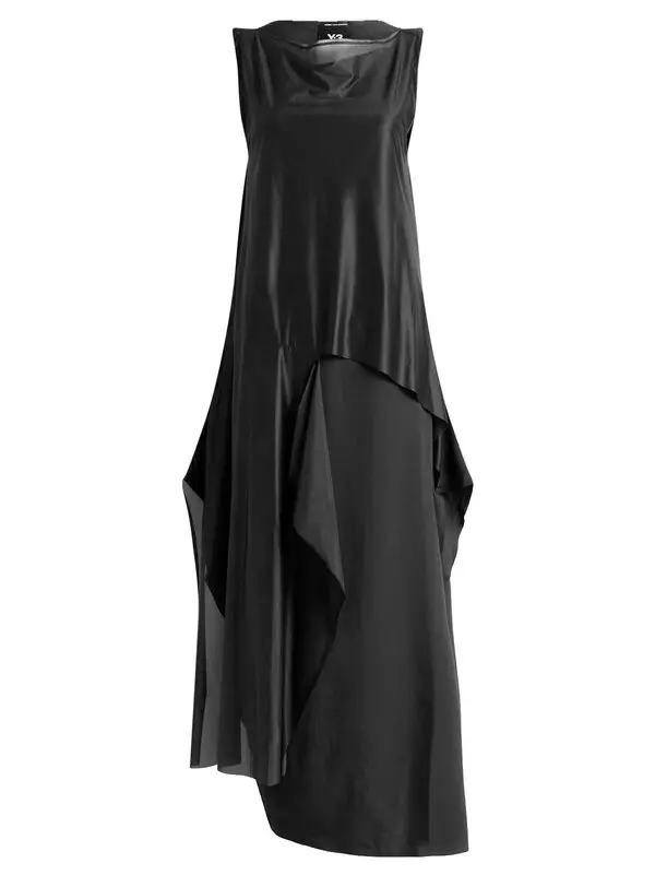 Y3 Mesh Midi Dress - Black