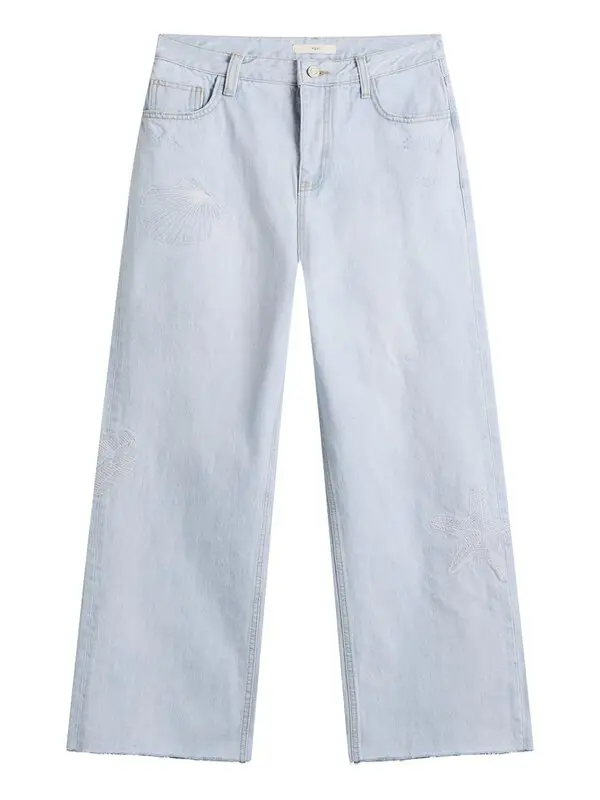 KIJUN Seashore Jeans - Light Blue
