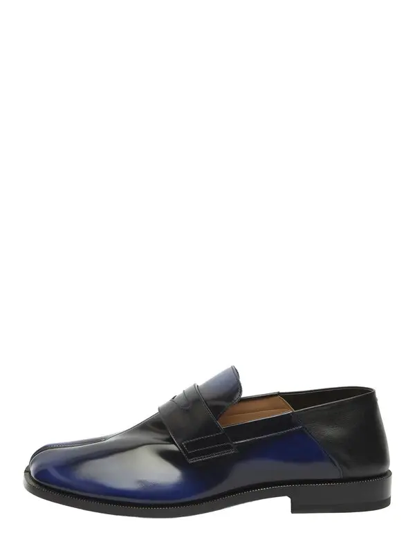 MAISON MARGIELA Collapsable Back Tabi Loafers - Pop Blue/black