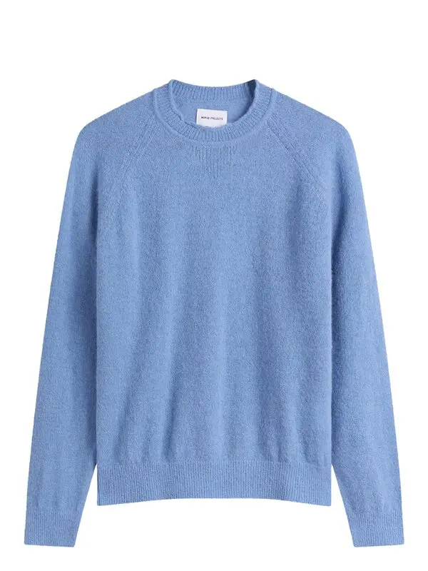 Norse Projects Skogafoss Baby Alpaca Jumper - Bel Air Blue