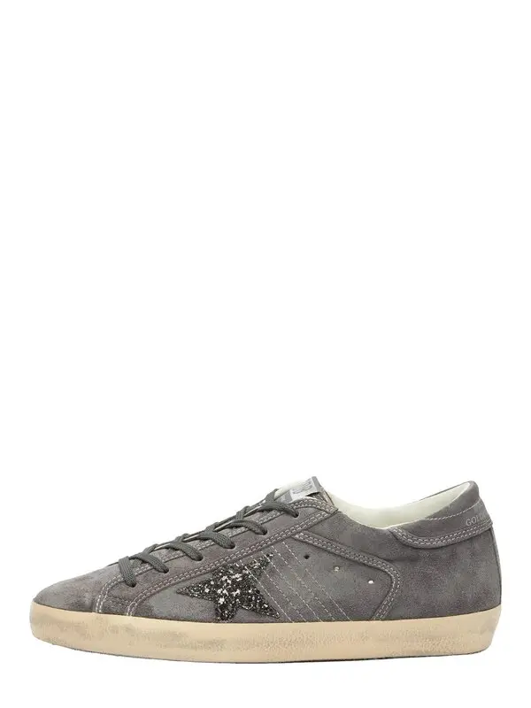 GOLDEN GOOSE Super Star Suede Sneaker - Grey/antracite