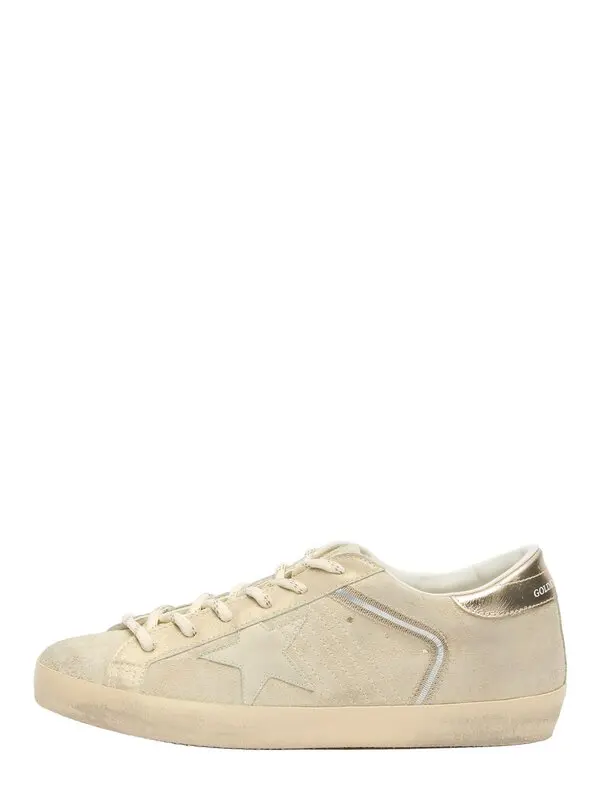 GOLDEN GOOSE Super Star Sneaker - Beige/platinum