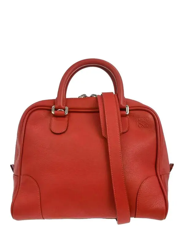 Loewe 2014 Amazona 75 Leather Tote Bag - Red