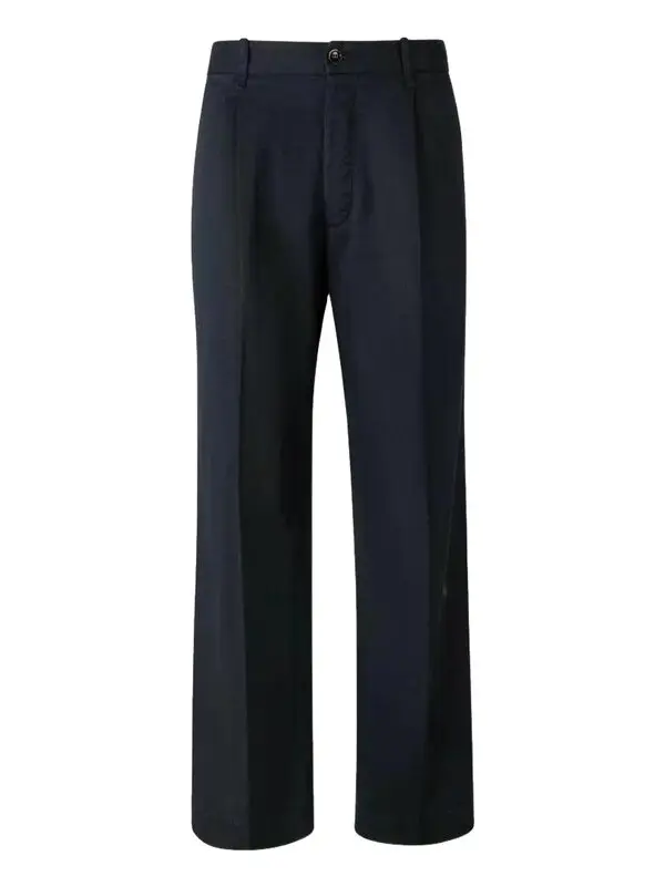 NINE:INTHE:MORNING Philip Pleated Chinos - Blue