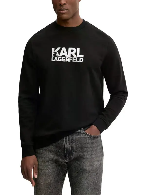 Karl Lagerfeld Logo Sweatshirt - Black