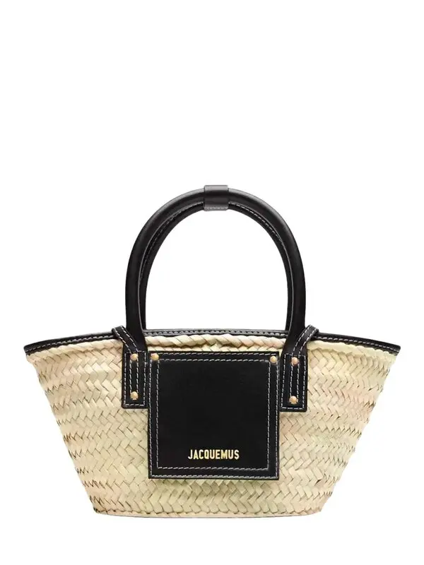 Jacquemus Le Soli Woven Beach Bag - Neutrals