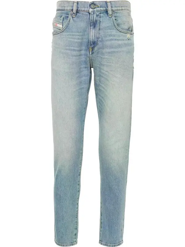 DIESEL® D-strukt Slim-fit Mid-rise Jeans - Blue