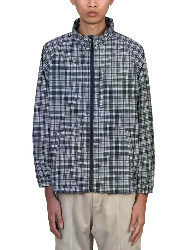 Gramicci Checked Zip Jacket - Blue