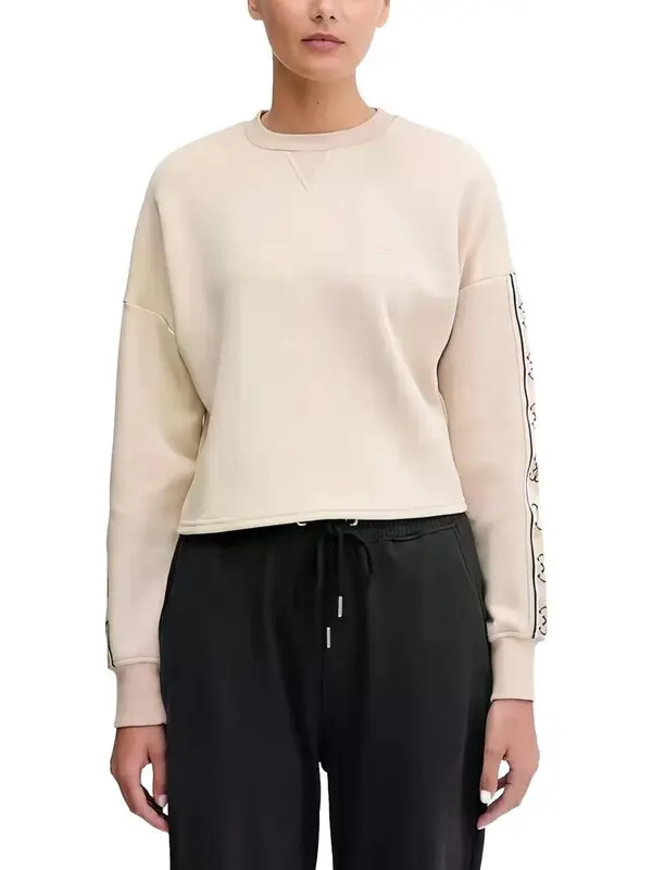 Guess Crewneck Cropped Sweatshirt - Neutrals