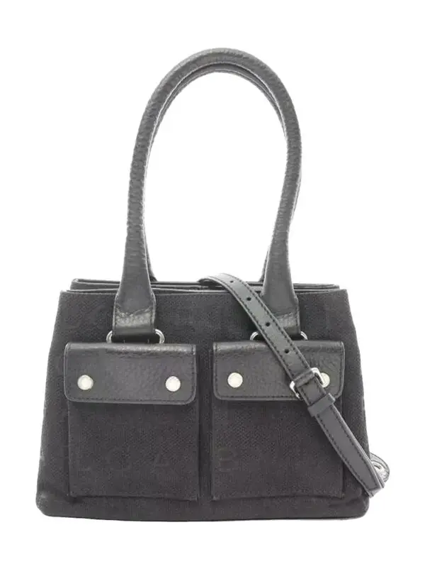 BVLGARI Logomania Double-handle Tote Bag - Black