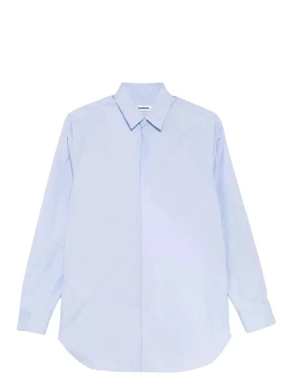 JIL SANDER Fil-à-fil Shirt - Blue