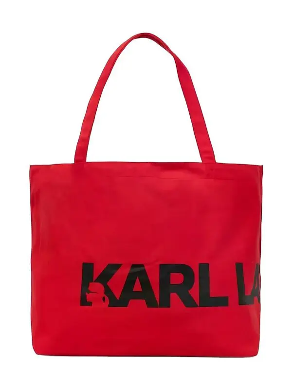 Karl Lagerfeld Logo-print Tote Bag - Red