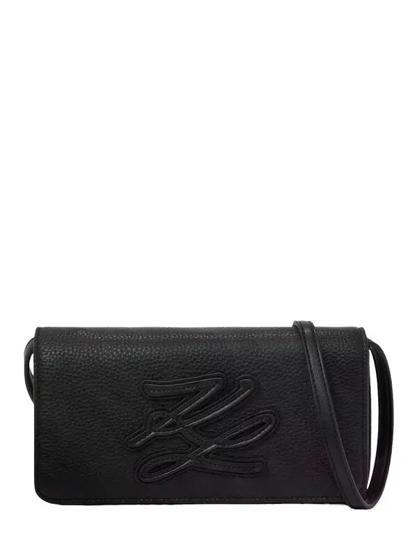 Karl Lagerfeld Mini K/autograph Cross Body Bag - Black