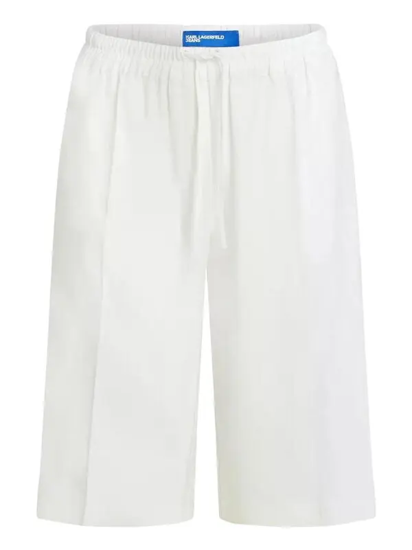 Karl Lagerfeld Drawstring Pocket Shorts - Neutrals