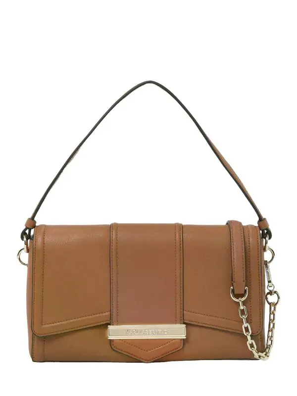 Karl Lagerfeld K/nova Leather Crossbody Bag - Brown