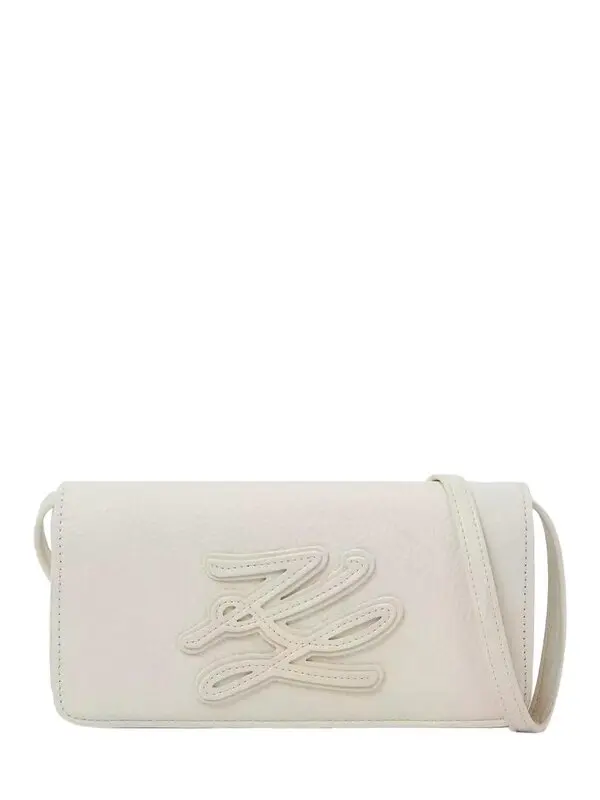 Karl Lagerfeld Mini K/autograph Cross Body Bag - Neutrals