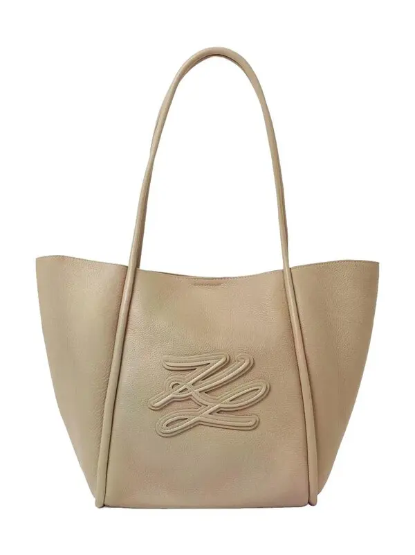 Karl Lagerfeld Medium K/autograph Tote Bag - Neutrals