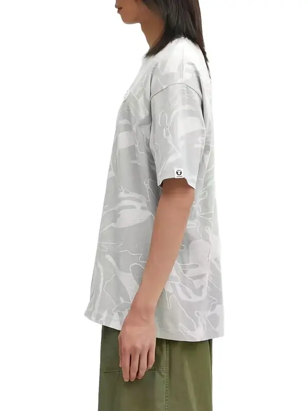 AAPE BY *A BATHING APE Patterned T-shirt - Grey