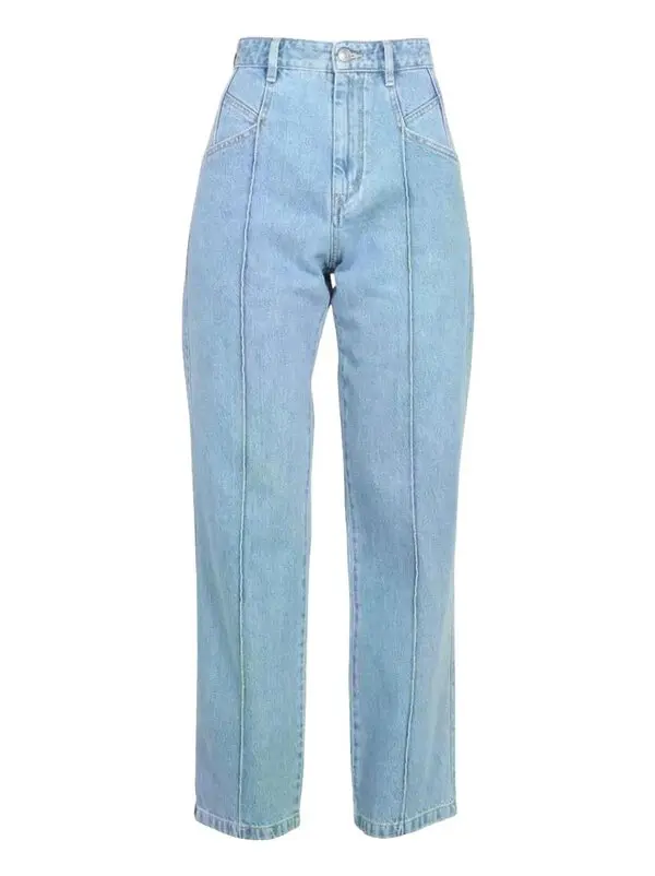 Isabel Marant Étoile Nadege Straight Leg Jeans - Blue