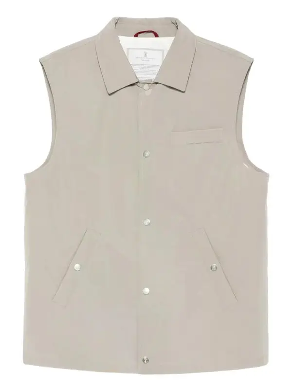 Brunello Cucinelli Padded Gilet - Neutrals