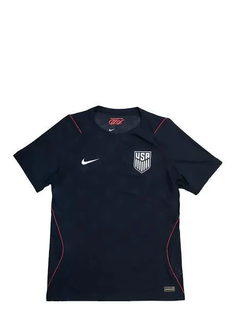 Nike Usmnt 2026/27 Aerofit Match Away Authentic Jersey - Dark Obsidian/pure Platinum