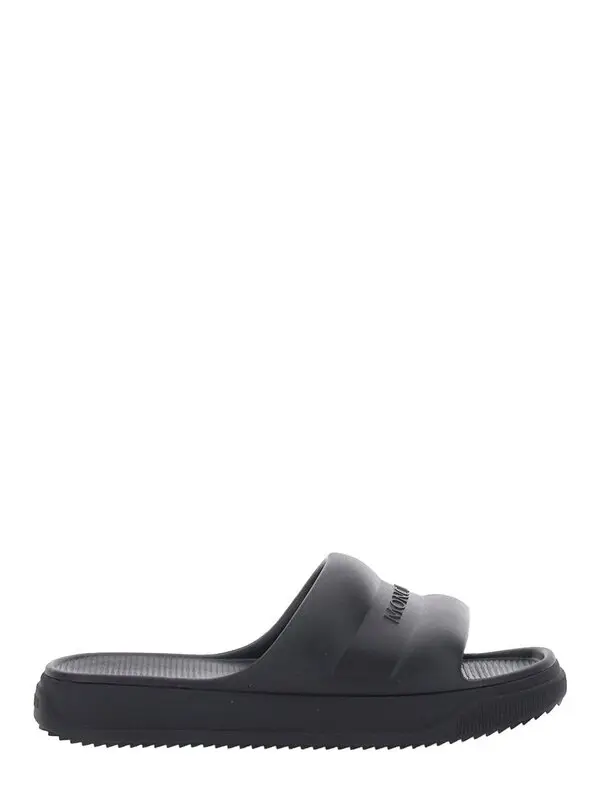 Moncler Altive Pool Slides - Black