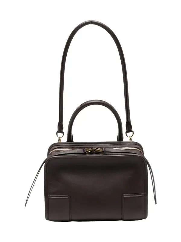 Loewe Amazona 180 Small Leather Handbag - Brown