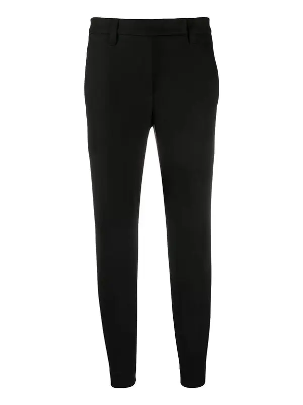 Brunello Cucinelli Tailored Cropped Trousers - Black