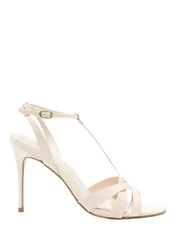 ANDREA CARRANO Strappy Heeled Sandals - Neutrals