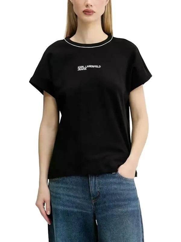 Karl Lagerfeld Logo-print T-shirt - Black