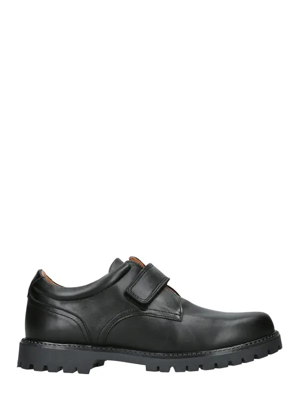 PAPOUELLI Leather Harry Loafers - Black