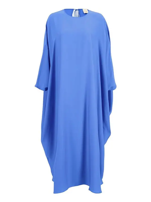 PAULA Auriga Silk Kaftan Dress - Blue
