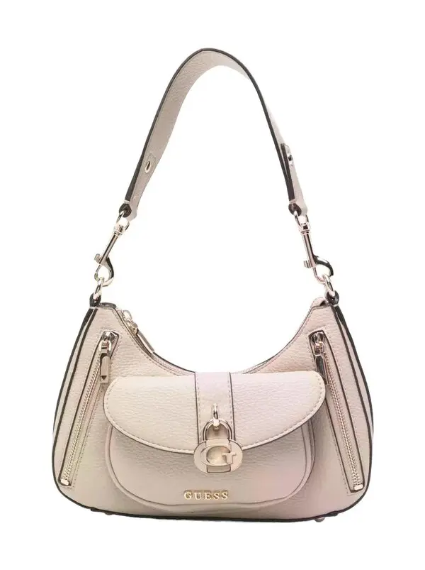Guess Jessa Logo Shoulder Bag - Neutrals